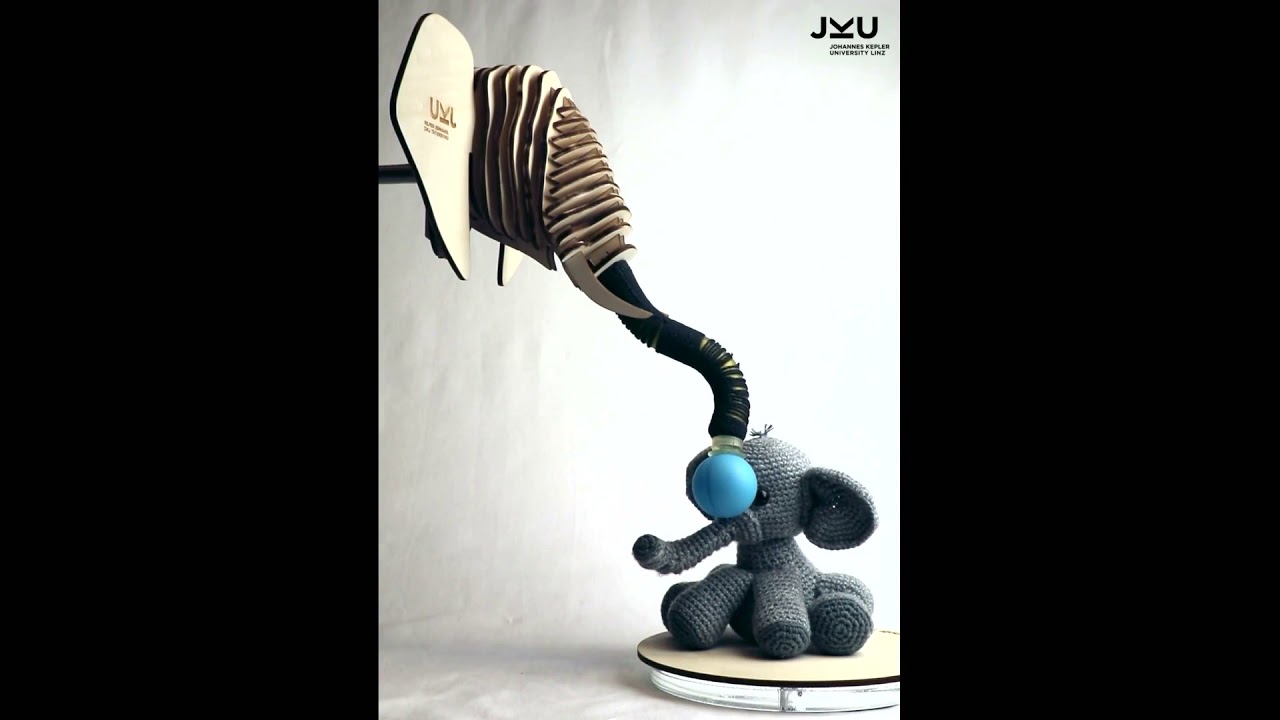 The edible Gellyphant grabs a ball. - YouTube