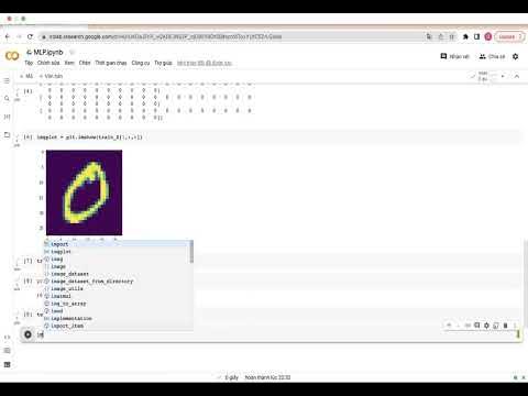 Multilayer perceptron cho phân loại ảnh MNIST - YouTube