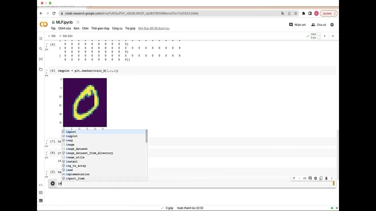Multilayer perceptron cho phân loại ảnh MNIST - YouTube