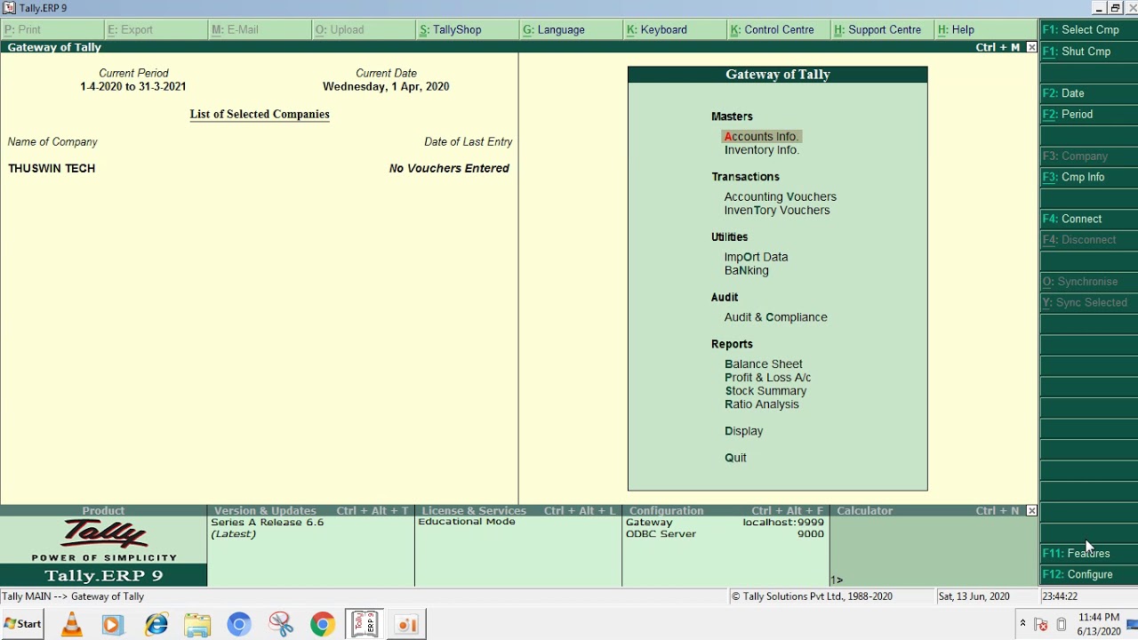 Stock Units and Stock Items Creation in Tally.ERP9/ Inventory ...