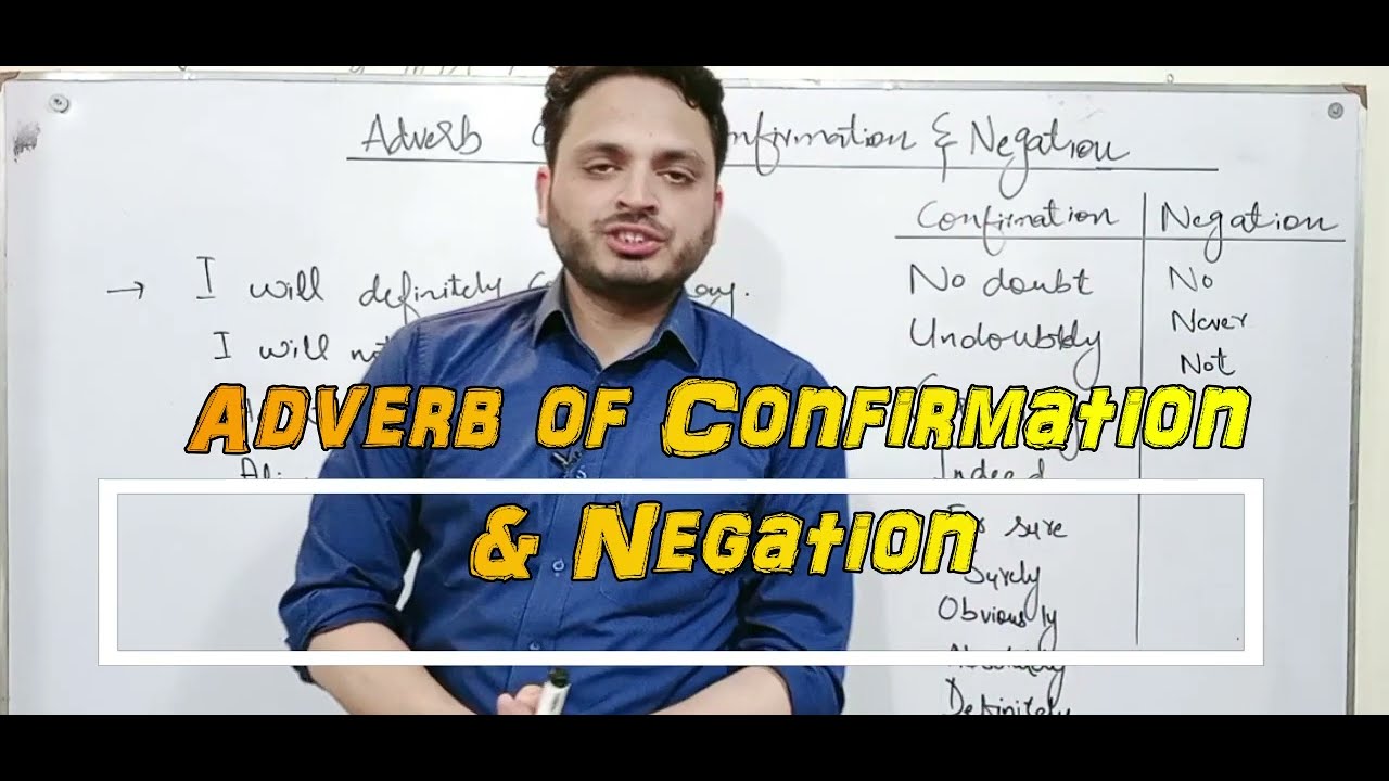 Adverb of Confirmation & Negation | By Syed Ali Raza Kazmi - YouTube
