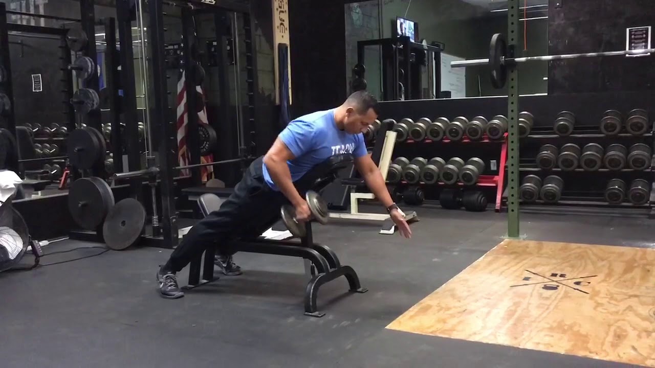 Prone 1 - Arm DB Row - YouTube