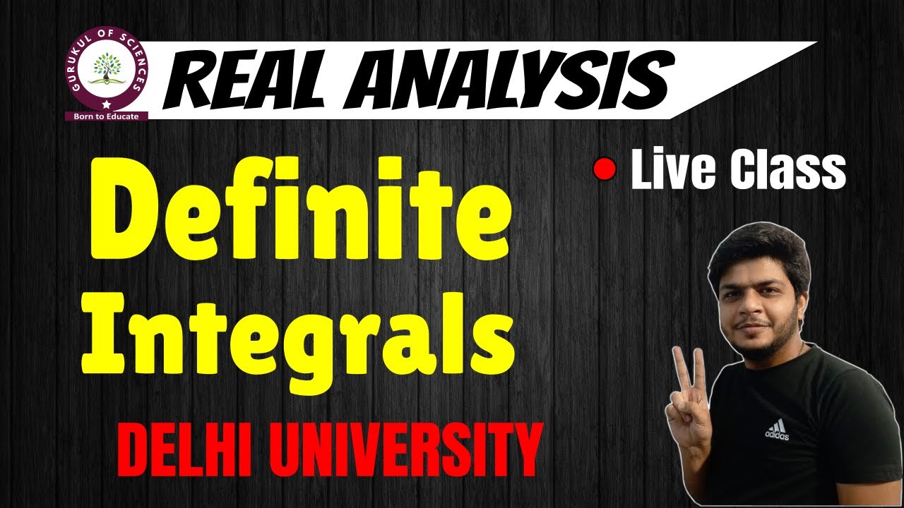 upsc maths optional lectures | Definite Integrals | lec 09 - YouTube