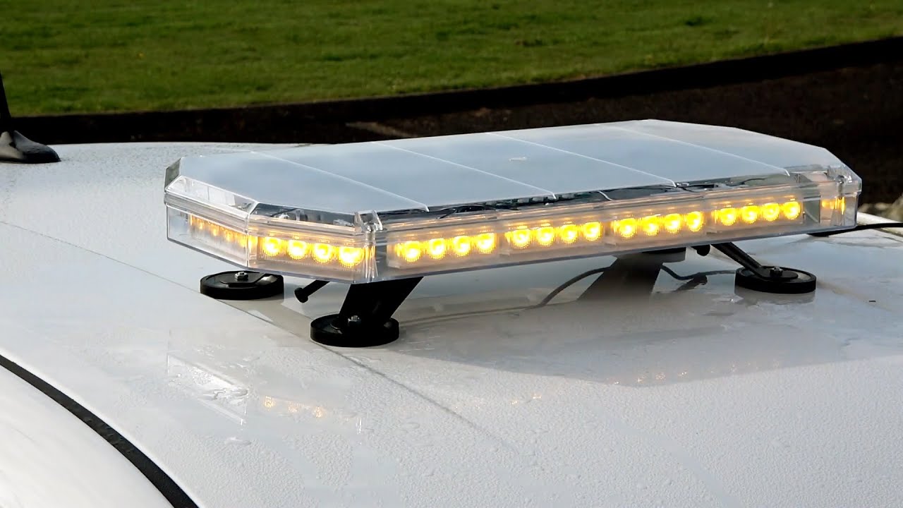 Car Emergency Warning Light 16 Flash Modes Recovery Strobe Light Bar ...