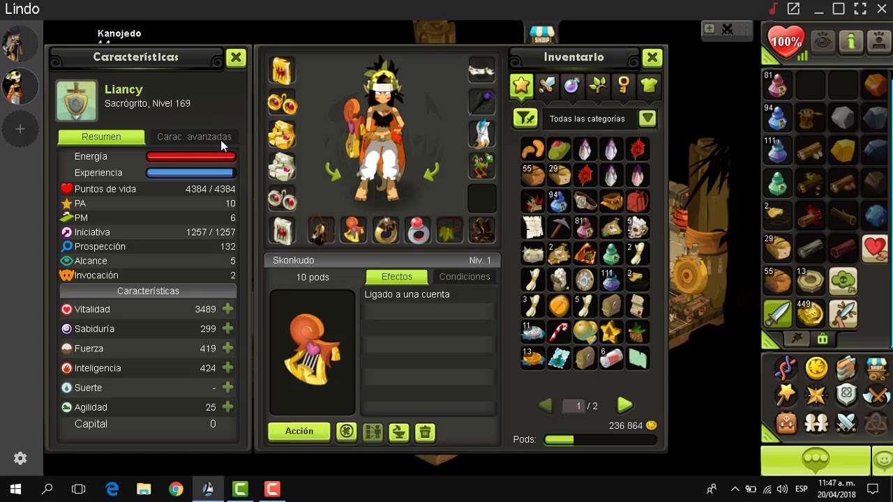DOFUS TOUCH!! SACRO INTE FUERZA FULL 160 + - YouTube