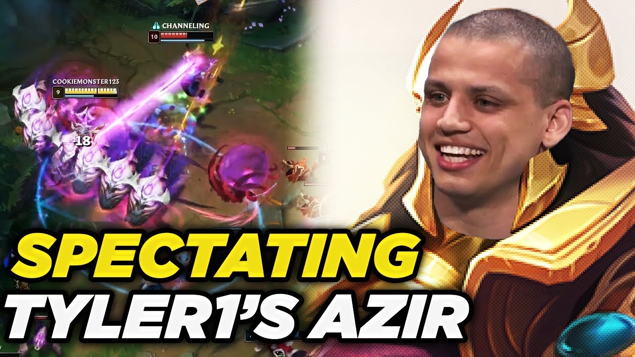 Rank 1 Azir Reacts to Tyler1's INSANE Azir! - YouTube