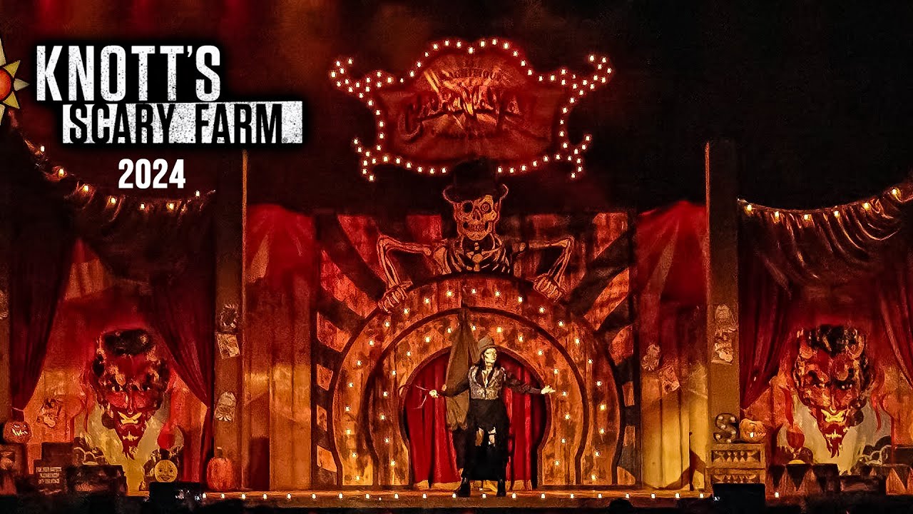 Le Magnifique Carnaval du Grotesque Full Show 4K Knott's Scary Farm ...