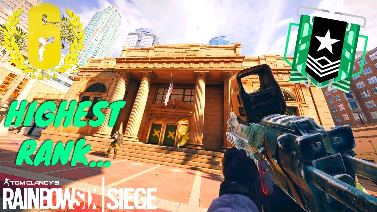 MY HIGHEST RANK in Rainbow Six Siege... - YouTube