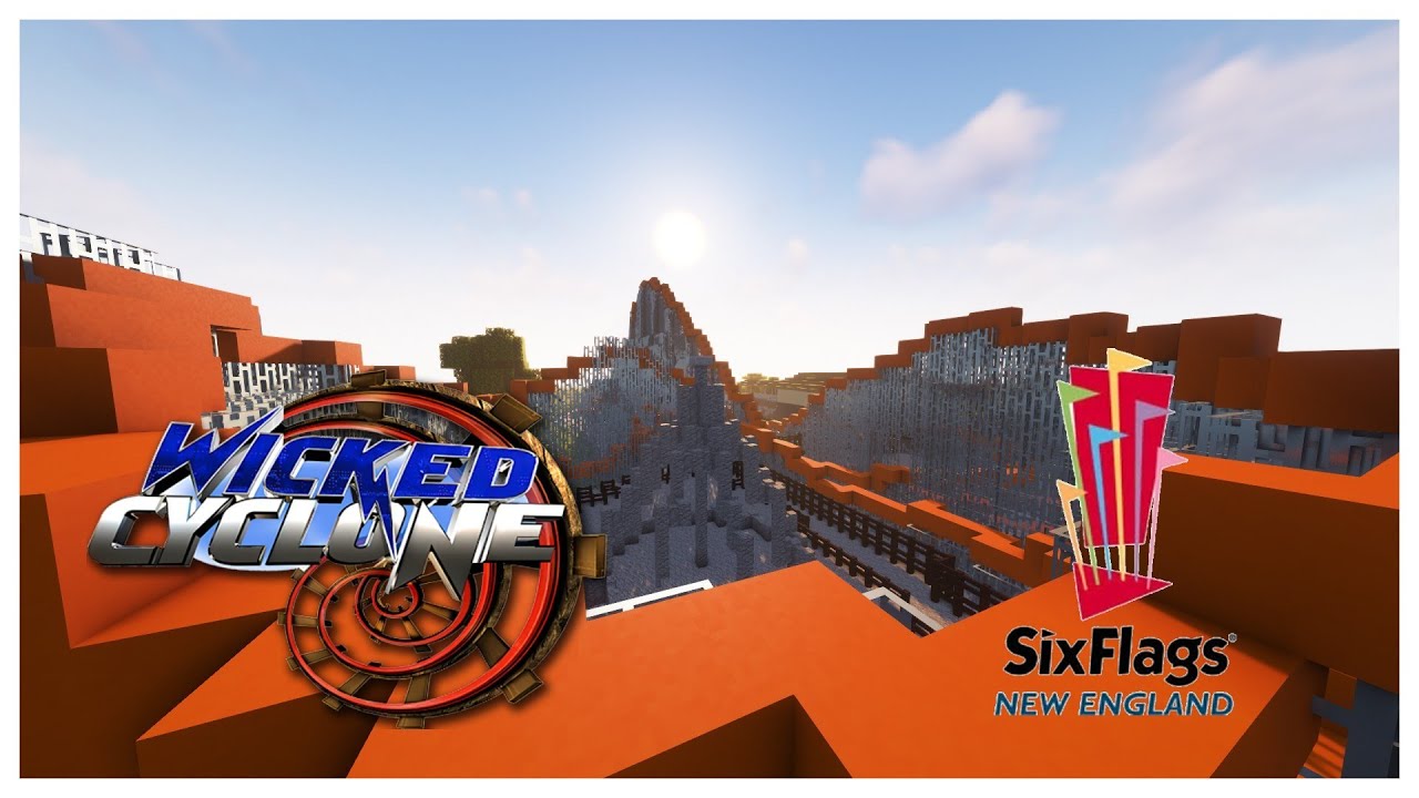 Wicked Cyclone | Minecraft Roller Coaster Re-Creation - YouTube