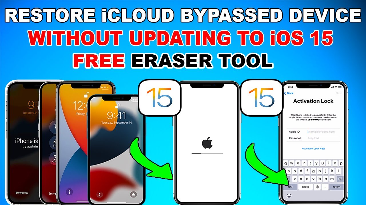 Free Eraser Tool Windows for iCloud Bypassed iPhone/iPad Without ...