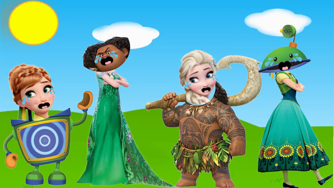 Wrong Heads Disney Princess - YouTube