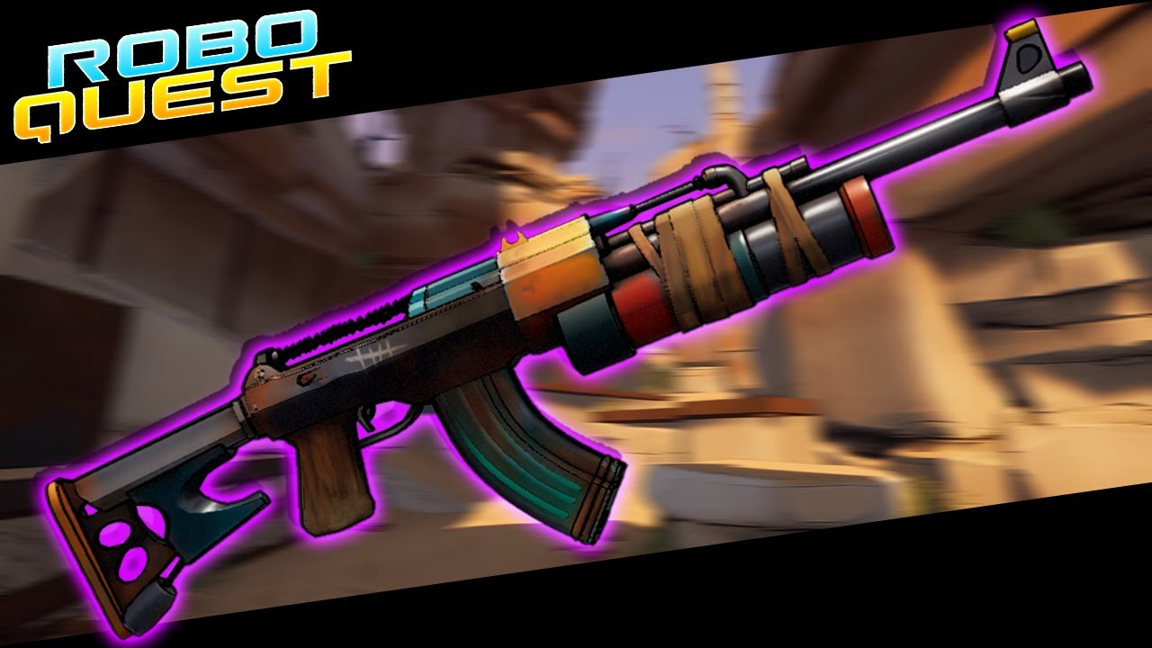 Roboquest Commando Class Junk Rifle - YouTube