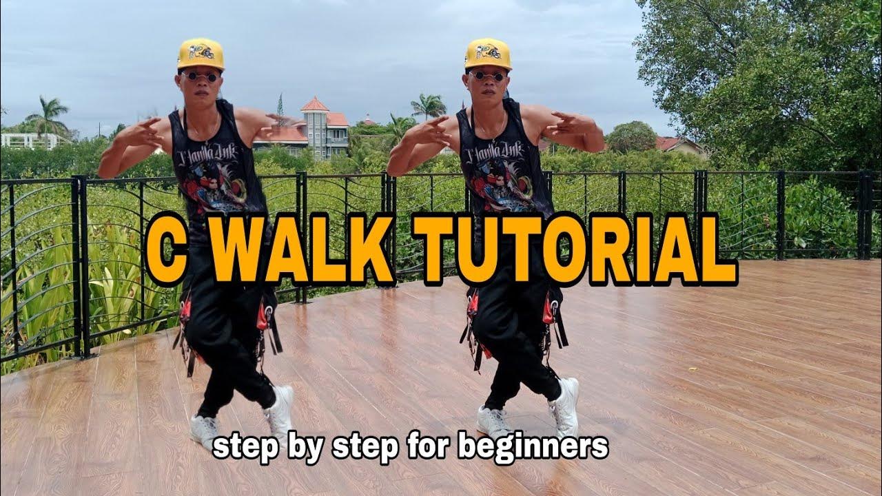 C WALK TUTORIAL FOR BEGINNER'S C WALK FOOTWORK TUTORIAL (JV DANCE ) - YouTube