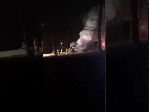 NJ Transit Bus Fire - YouTube