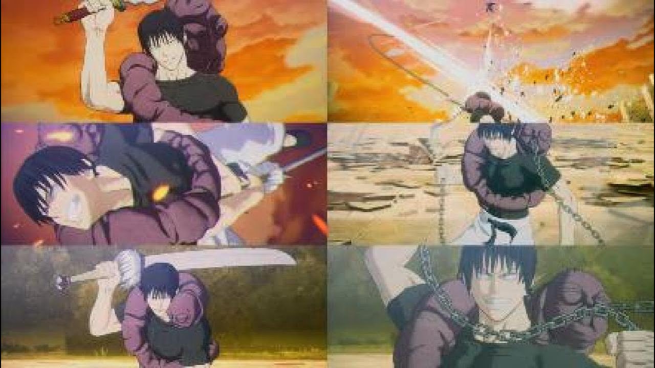Jujutsu Kaisen cursed clash all Toji's cutscene animations - YouTube