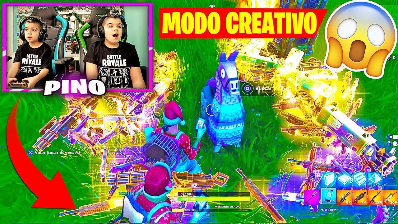 NUESTRA PRIMERA VEZ EN MODO CREATIVO EN FORTNITE!!! - YouTube