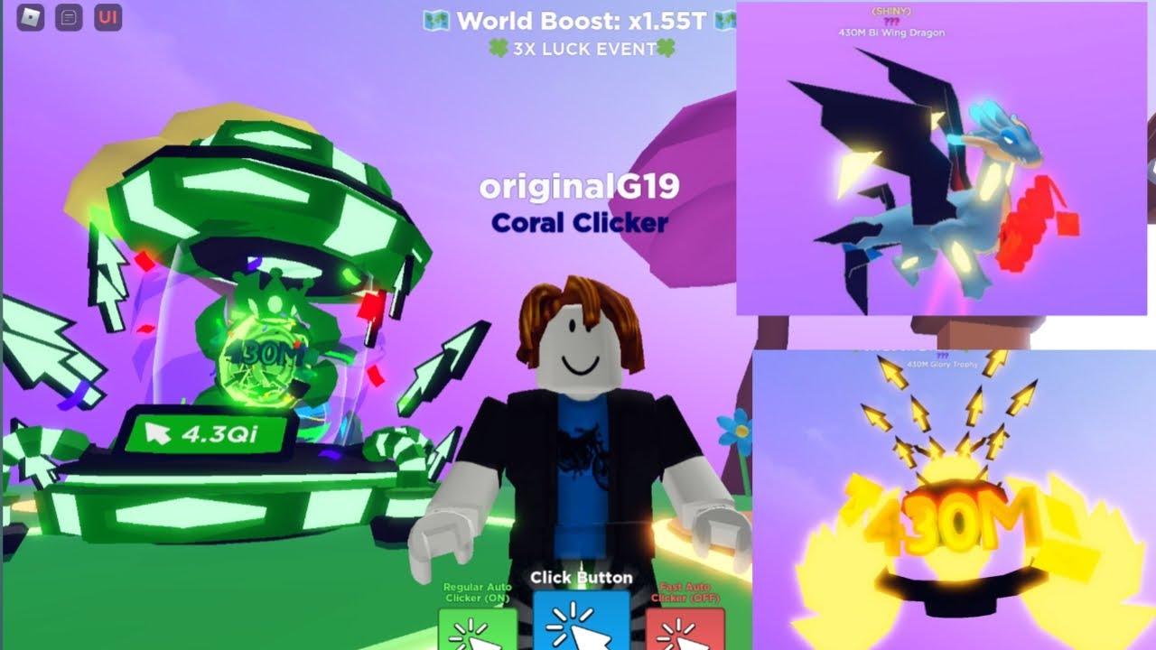 CLICKER SIMULATOR 430M PET'S NEW UPDATE 32.5 NEW DIVINE - YouTube