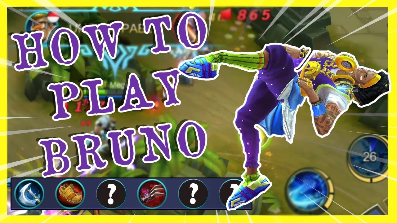 HOW TO PLAY BRUNO - REVIEW BUILD BRUNO | MOBILE LEGENDS INDONESIA - YouTube