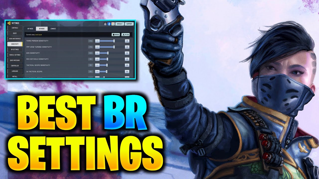 MY SENSITIVITY SETTINGS ARE THE BEST FOR BATTLE ROYALE PLAYERS | BEST ...