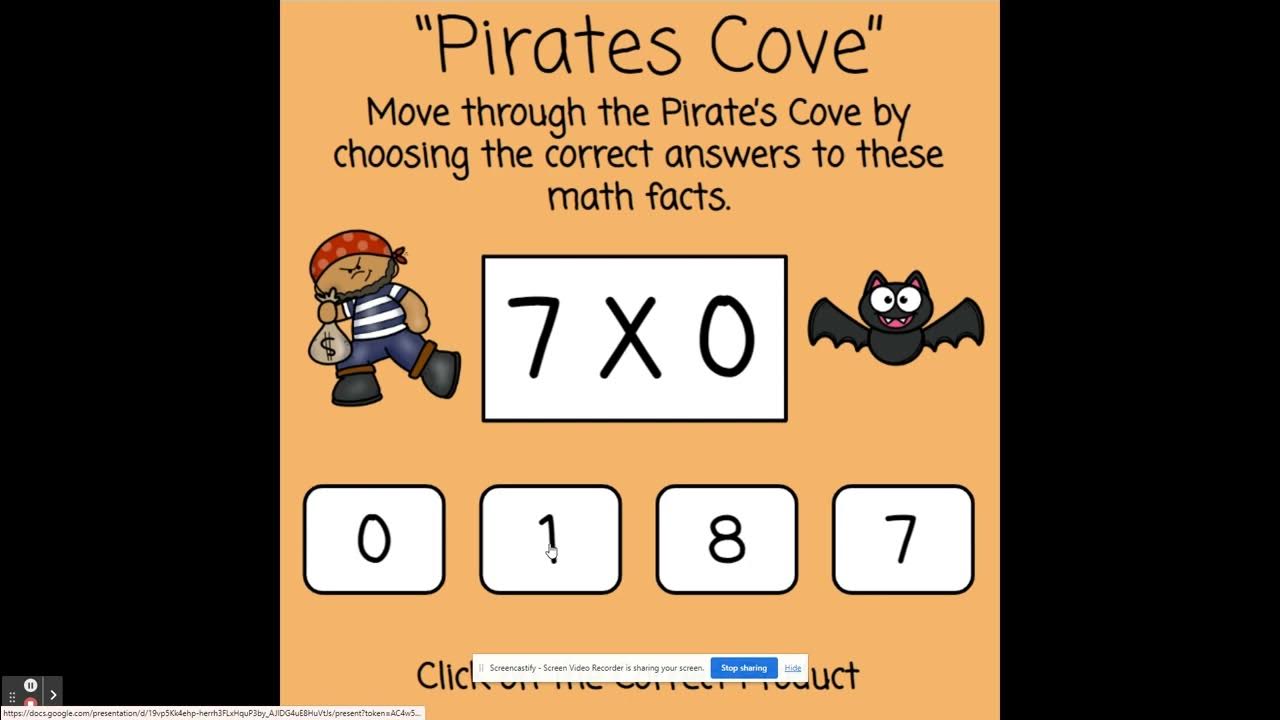 Halloween Math Land - Master Your Multiplication Facts - YouTube