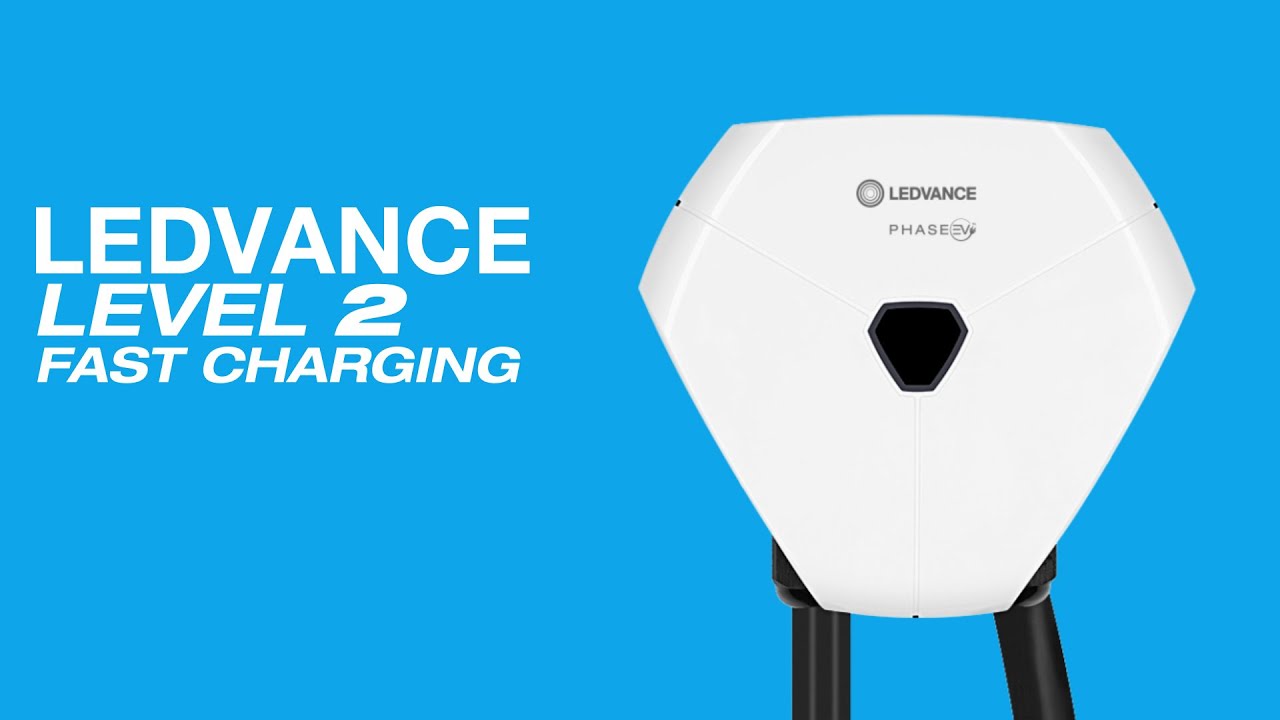 LEDVANCE Smart Residential PHASE EV™ Electric Vehicle Charging Station ...