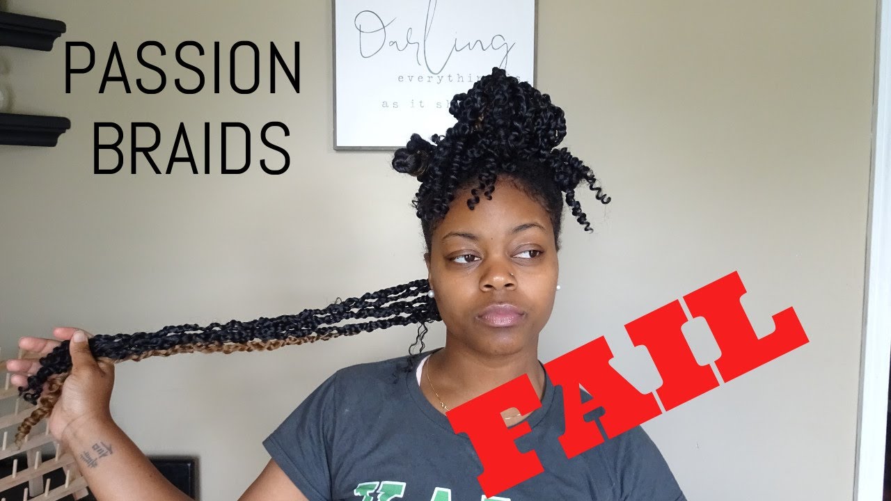 HOW TO: Passion Braids FAIL! - YouTube