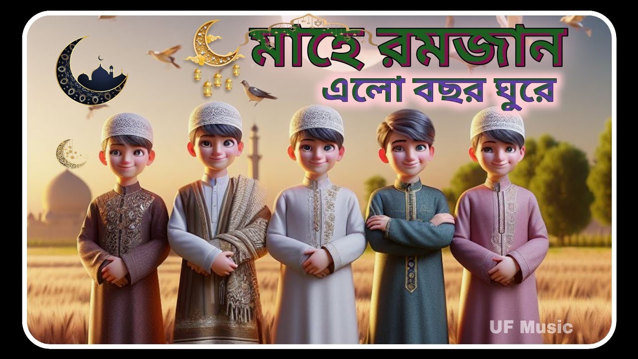 মাহে রমজান গজল।। Ramadan bangla song ।। Ramzaan gaan ।। islamic gan ...