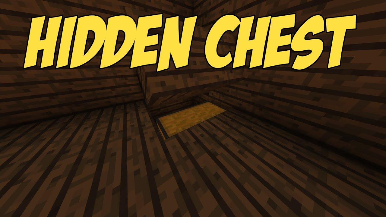 How to make the ultimate hidden chest in Minecraft - YouTube