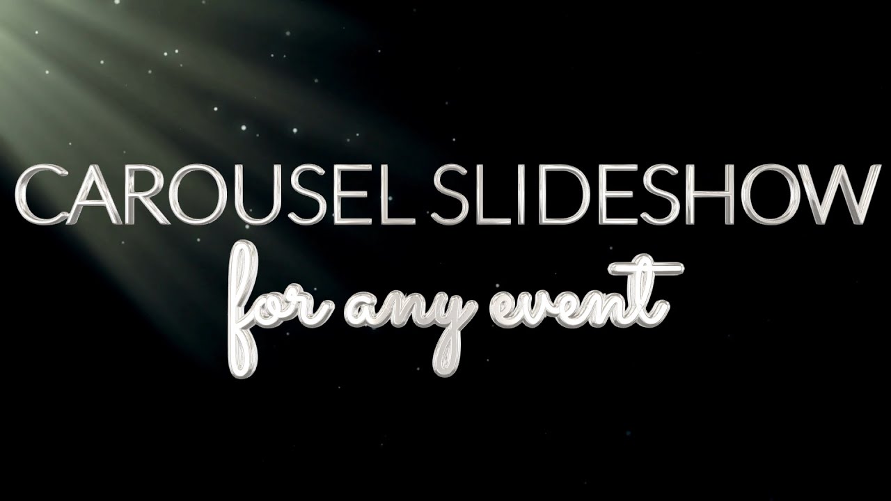 Carousel Photo Slideshow Example - YouTube
