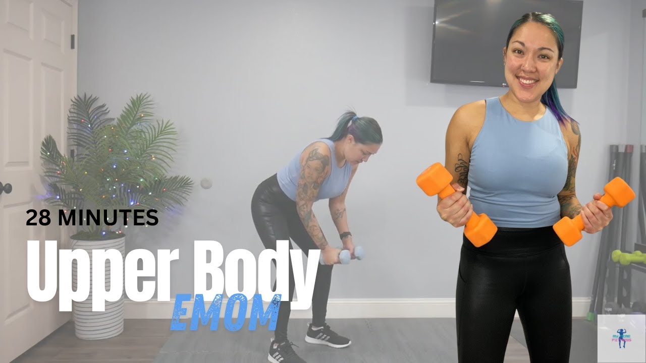 STRONG Upper Body EMOM Workout - 28 Minutes | Quick & Effective | Gain ...