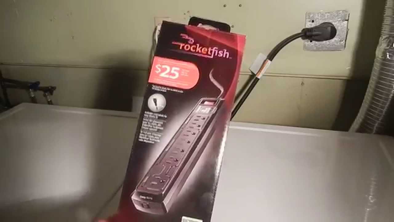 Rocketfish Energy Saving Power Bar - YouTube