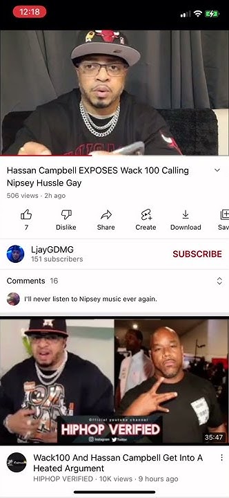 Hassan Campbell exposed wack 100 and big u - YouTube
