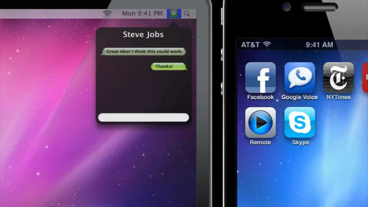 iOS 5 Concept Integration with Mac OS X - YouTube