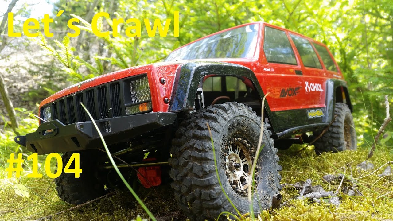 Let`s Crawl #104 /NEW AXIAL SCX10 II / 60FPS - YouTube