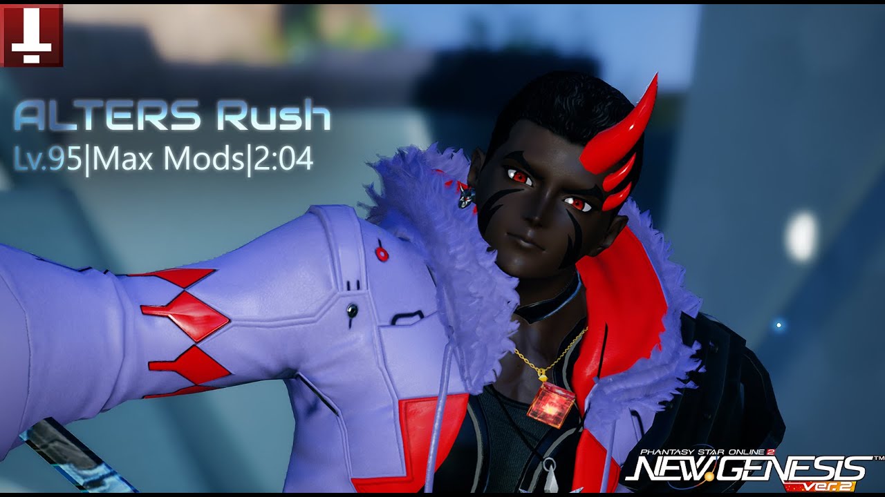[PSO2:NGS] ALTERS Rush LV95 - 1024.3% - Hu/Te - Sword/ Partisan (2:04 ...