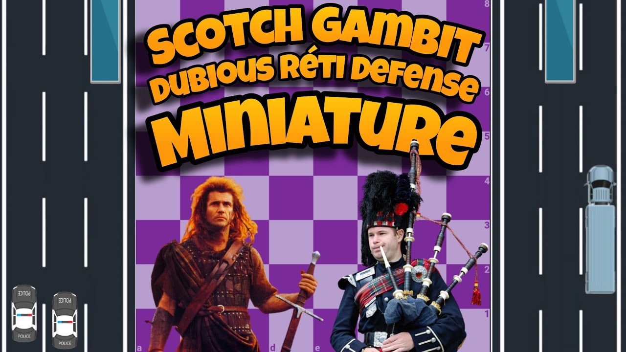 Scotch Gambit - Debois Réti Defense - Miniature (30s) #Shorts #Chess ...