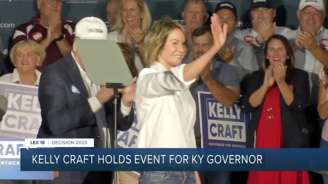 Kelly Craft holds event for KY governor - YouTube