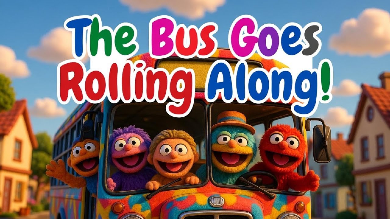 TThe Bus Goes Rolling Along! 🚌🎶 | Fun Wheels on the Bus Song for Kids ...