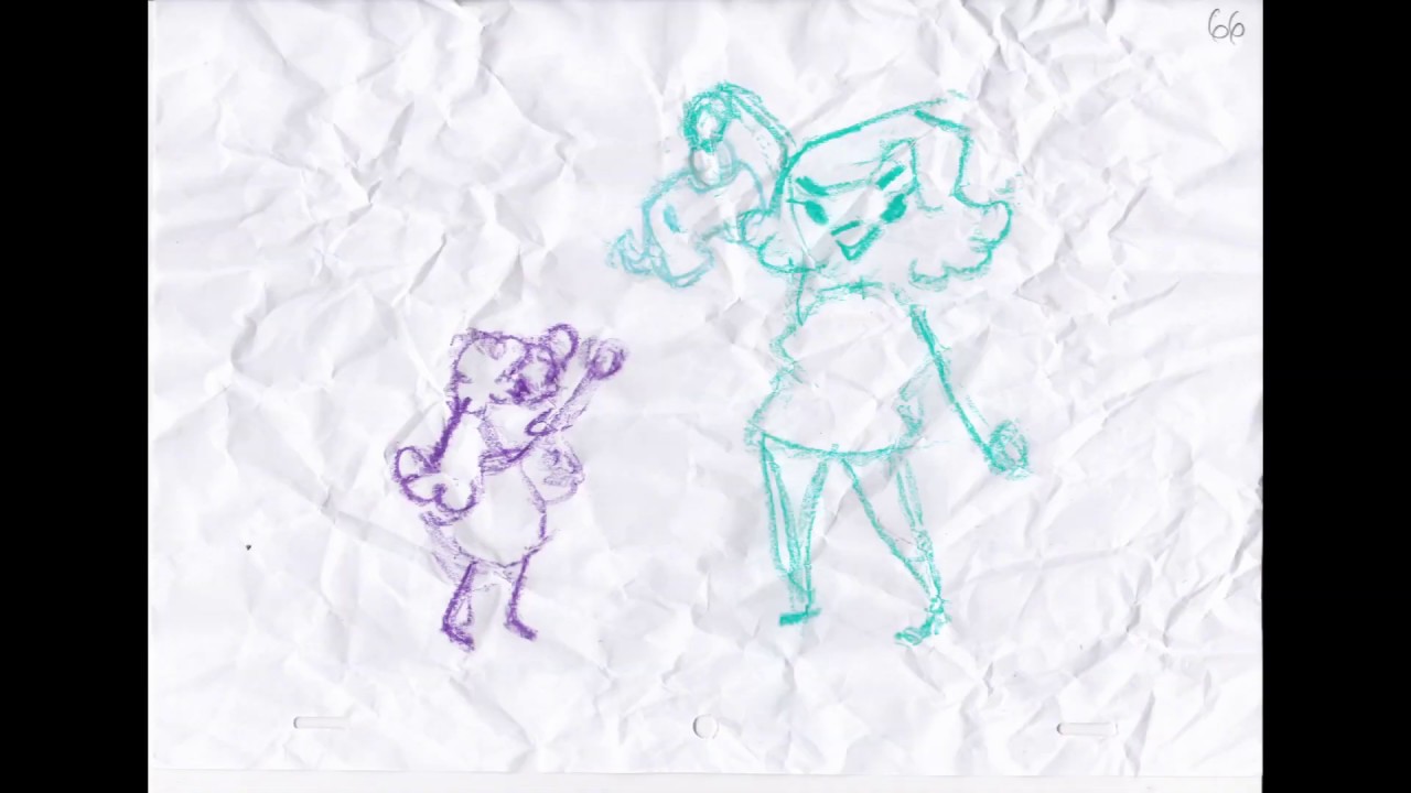 paper animation test - YouTube