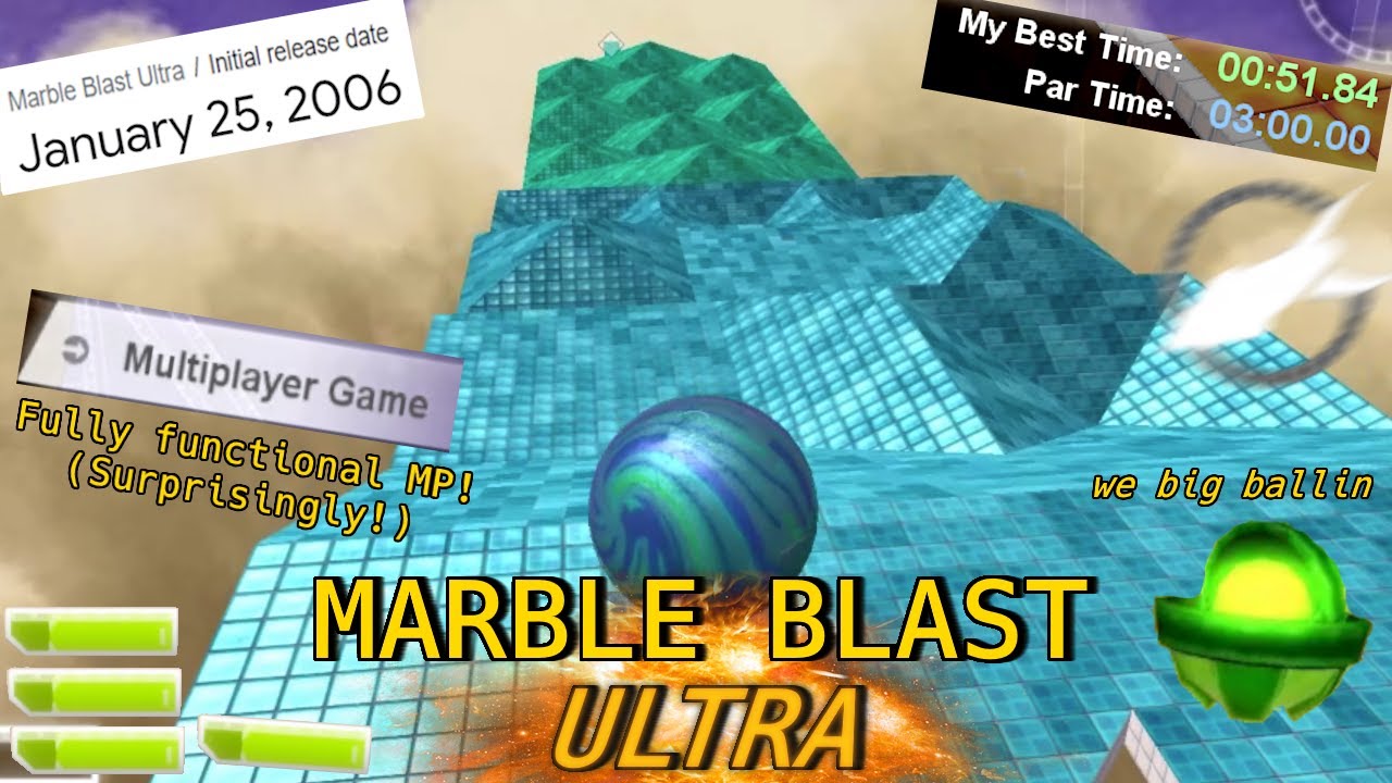 Marble Blast Ultra - The Classic 3D Marble Platformer (is still good!) - YouTube