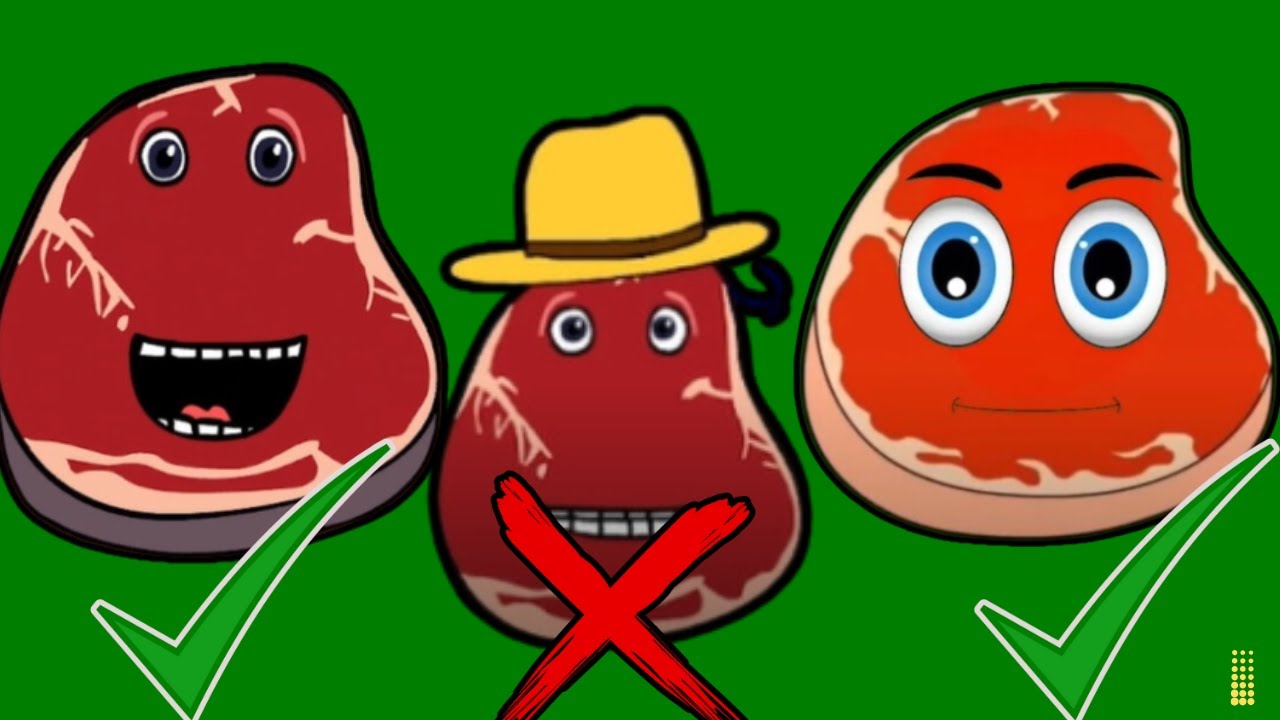 Charlie The Steak All animations 0d 1d 2d 3d - YouTube