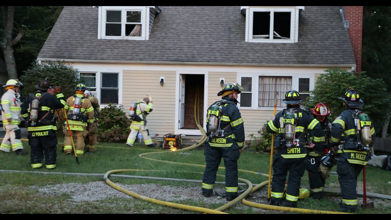 VIDEO Mashpee house fire, 7 Timberlane, one taken to CCH for smoke ...