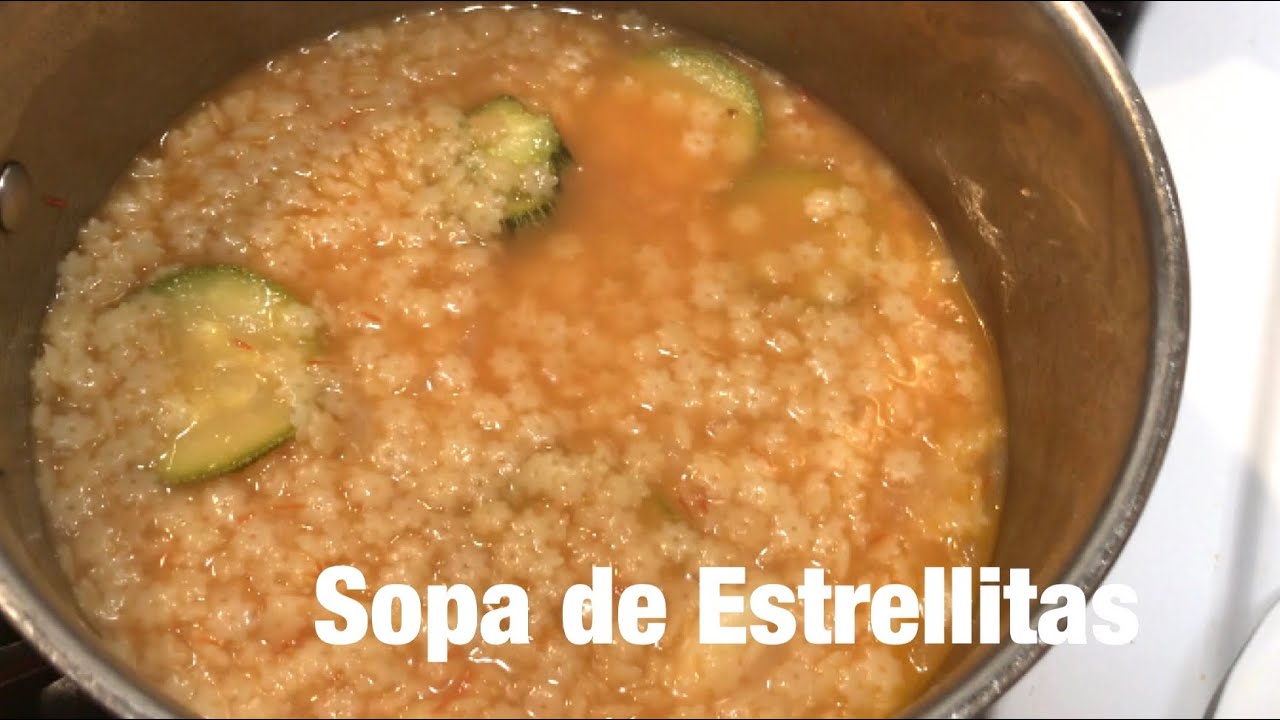 COMO HACER SOPA DE ESTRELLITAS| FACIL Y RÁPIDO - YouTube