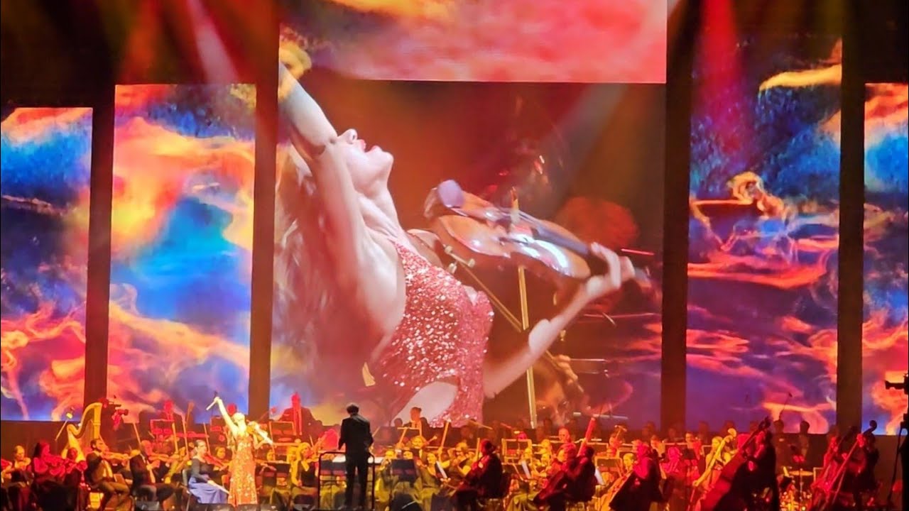 Violinist Rusanda Panfili STUNS Audience at Andrea Bocelli’s 30th ...