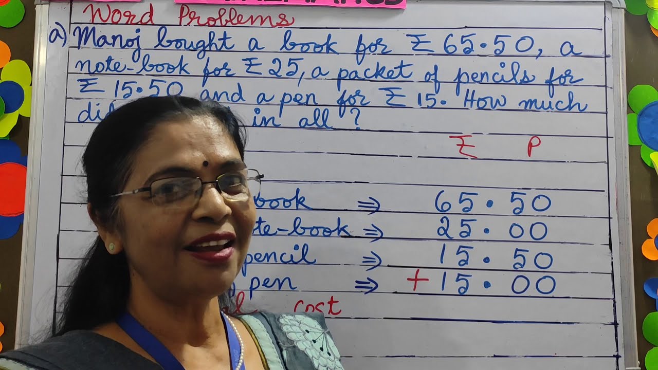 STD- 3 MATHEMATICS Ch 8 MONEY -3 (DON BOSCO PRIMARY SCHOOL,PATNA ...