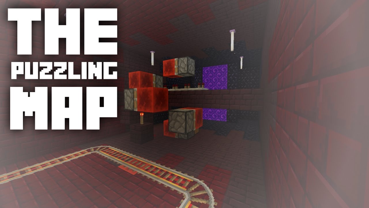 SOMMES-NOUS DES GÉNIES ? | The Puzzling Map | Map Minecraft - YouTube