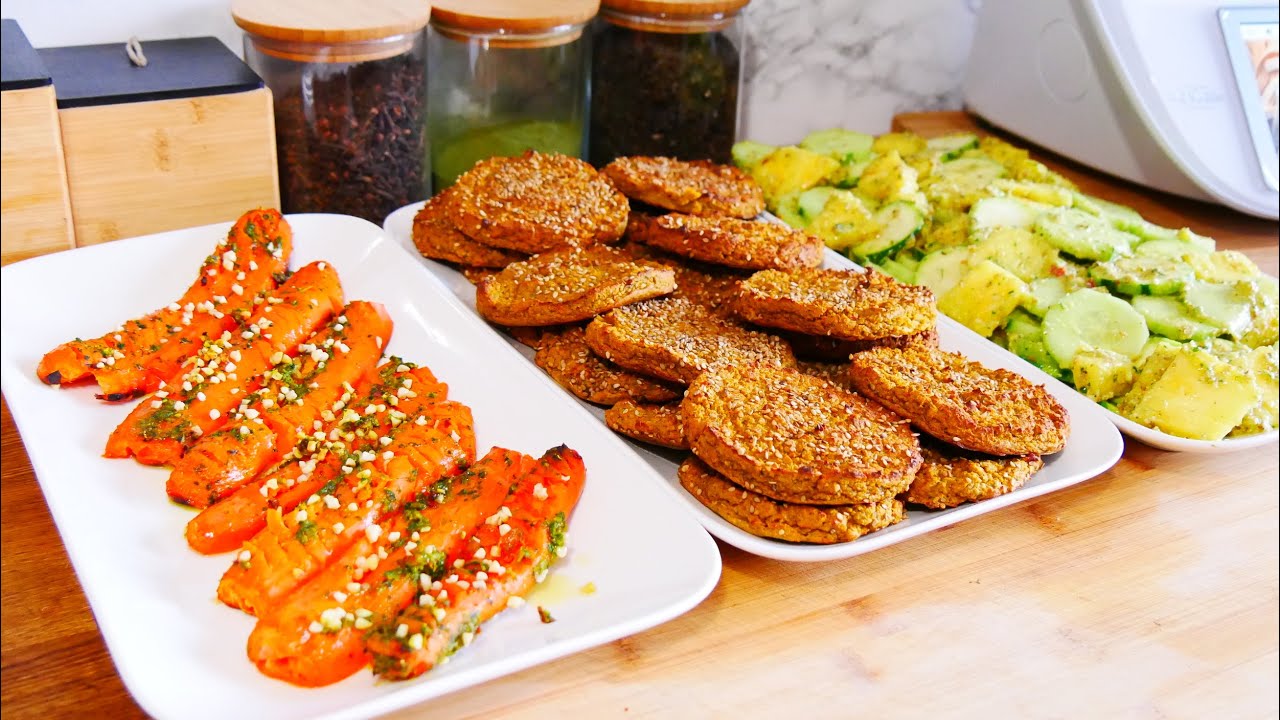 وجبة غداء او عشاء صحية نباتية وسهلة التحضير . - YouTube