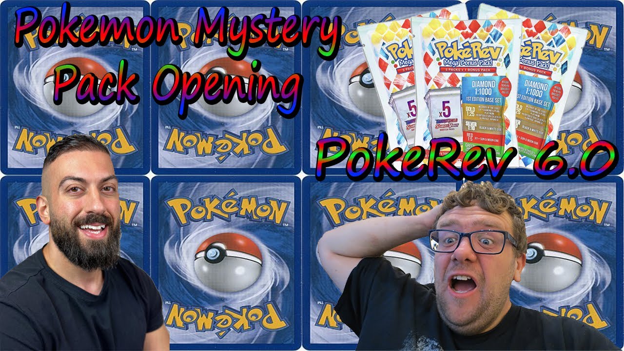 MORE INCREDIBLE PULLS! Pokerev 6.0 Pokemon TCG Mystery Pack Opening! #2 ...