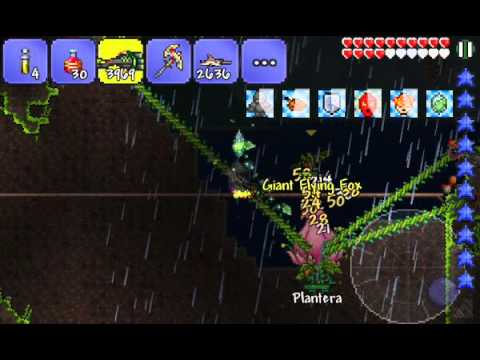[Terraria]Enrage plantera(Cheese :3) - YouTube