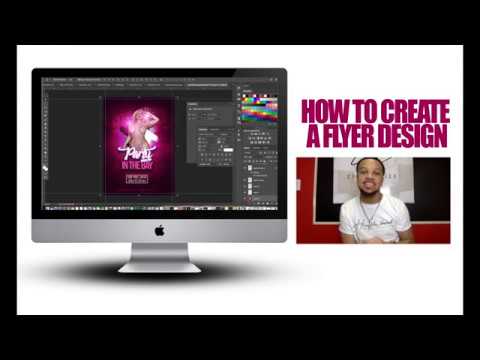 How to create a flyer design by Casey Diggs - YouTube